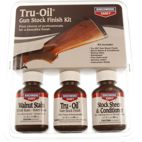 BIRCHWOOD TRU-OIL GUN STOCK KIT